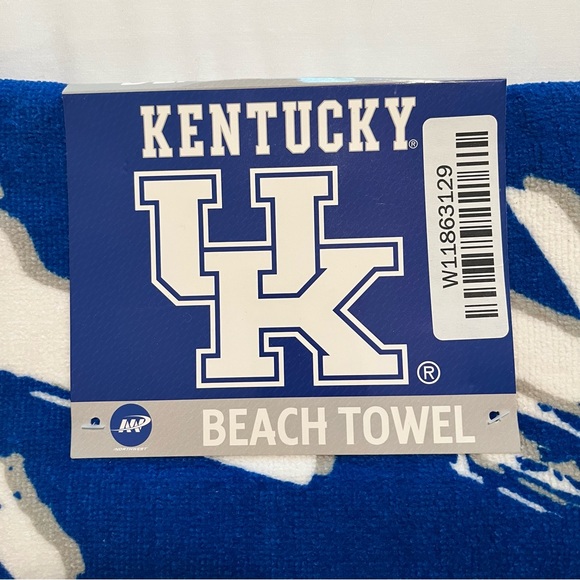 Bath | University Of Kentucky Blue Eruption Zone Beach Towel | Poshmark